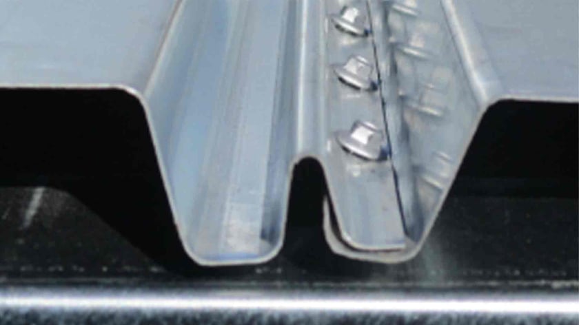 The Most Common Metal Deck Sidelap Types & Connections